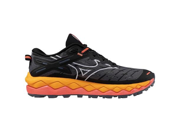 Wave Mujin 10 W Sort/Oransje 4 Terrengsko med Vibram yttersåle - Mizuno ...
